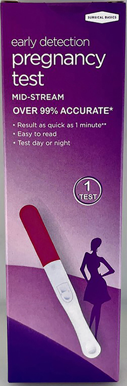 Surgical Basics Midstream Pregnancy Test 1 Pack : 3P